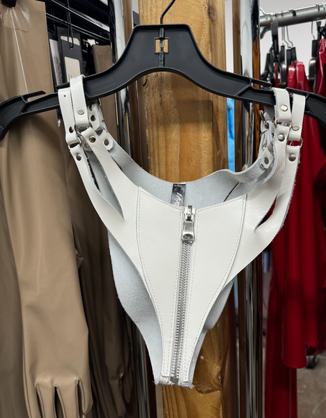 White Leather Underwear – L.A. Roxx