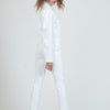 The White PVC Trucker Jacket – L.A. Roxx