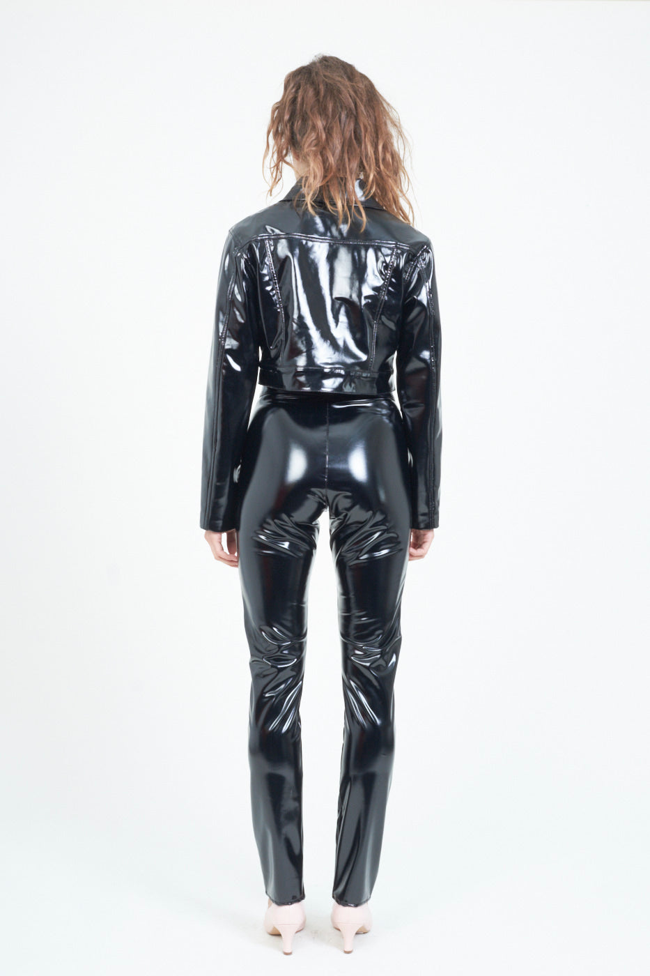 The High Waist PVC Black Pant – L.A. Roxx