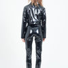 The High Waist PVC Black Pant – L.A. Roxx